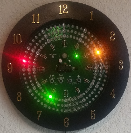 The frame – LED Clock Kit